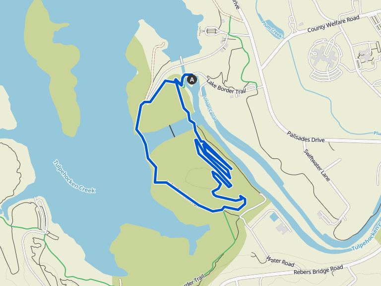 Tulpy Flow Trail & Lake Border Trail loop — Blue Marsh Lake National ...